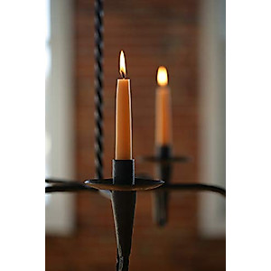 Root Candles 7919 Unscented Smooth Hand-Dipped 9-Inch Taper Candle, 12-Count, Rust