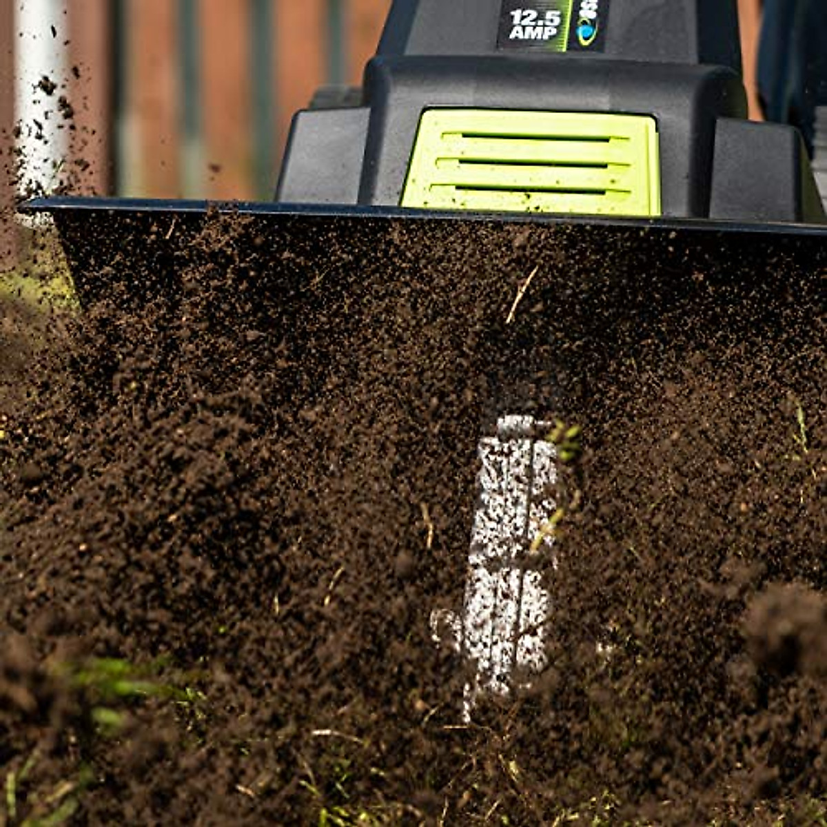 Earthwise TC70125 12.5-Amp 16-Inch Corded Electric Tiller/Cultivator, Green