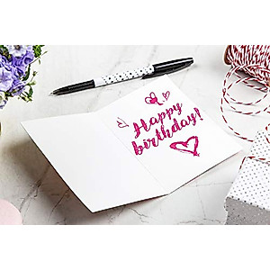 Bulk Blank Note Cards with Envelopes Box Set of 48 , Handmade 4 x 6 Kids Thank You Fill In The Blank All Occasions Greeting Card, Office Stationery Card DIY Personalized Sympathy, Thank You, Birthday