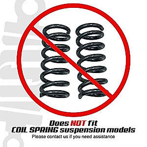 4" Lift Kit For 2001-2005 Ford Explorer Sport Trac 2WD Spindles with Add-a-Leafs by TSS