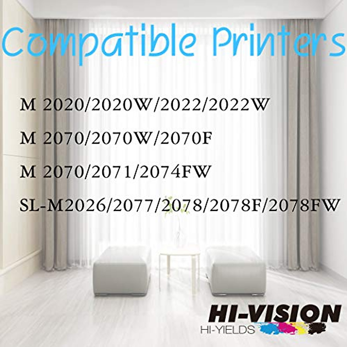 HI-VISION HI-YIELDS Compatible Toner Cartridge Replacement for Samsung MLT-D111S ( Black , 1 pk )