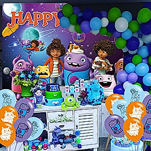 Home Movie Backdrop Birthday Banner for Home Movie Birthday Party Supplies Cartoon Adventure Home Photograph Background Photo Booth 5x3ft