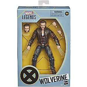 Marvel Hasbro Legends Series X-Men Wolverine 6-inch Collectible Action Figure Toy, Includes 3 Accessories, Ages 14 and Up, Brown