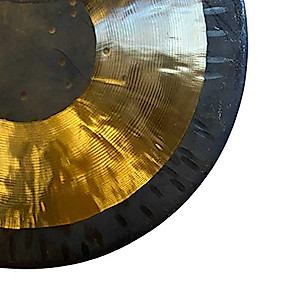 The Gong Shop 10” Chau Gong - Includes Gong Mallet & Hanging String/Authentic Chinese Chau Gong/Shimmering Wash/Focused Tone/Hand Selected For Quality/Great for Sound Healing, Home, or Office