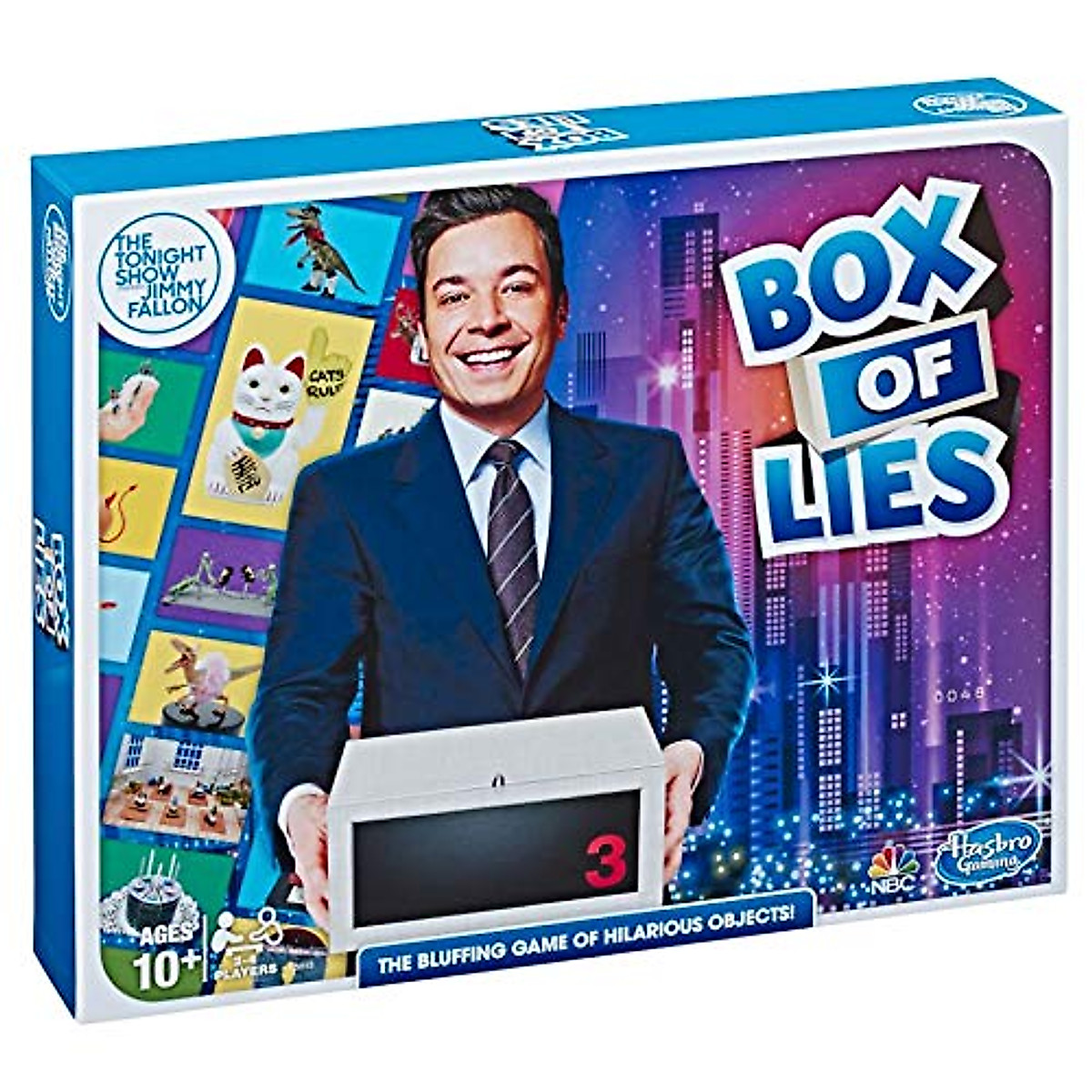 Hasbro Gaming The Tonight Show Starring Jimmy Fallon Box of Lies Party Game for Teens and Adults