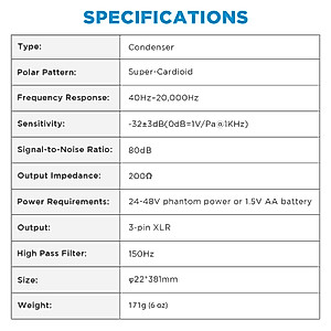 BOYA External Shotgun Microphone for Camera DSLR with Shockmount Windscreen Mic for Canon Nikon Sony Vlogging Professional Condenser Microphones for Video Recording Voice Interview YouTube BY-BM6060L