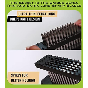 Bold XL Meat Tenderizer Tool 60-Blades Stainless Steel, Ease to Use & Clean - Kitchen Gadgets with Sharp Needle Makes The Toughest Steak Tender - No More Pounding Hammer Or Mallet