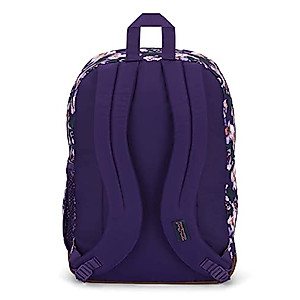JanSport Cool Backpack, with 15-inch Laptop Sleeve, Purple Petals - Large Computer Bag Rucksack with 2 Compartments, Ergonomic Straps - Bag for Men, Women