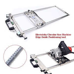 Edge Guide Positioning Cutting Board Tool Electricity Circular Saw Trimmer Machine Stainless Steel Edge Guide Positioning Cutting Board Multi-function Electricity Circular Saw Trimmer Machine