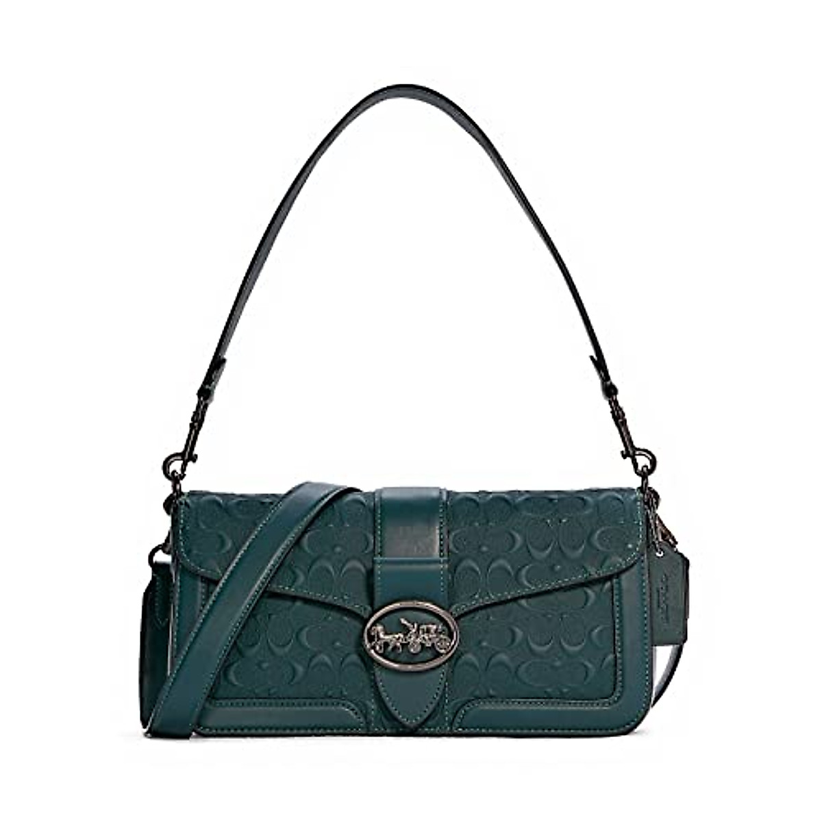 Coach Women's Georgie Shoulder Bag (QB/Forest)