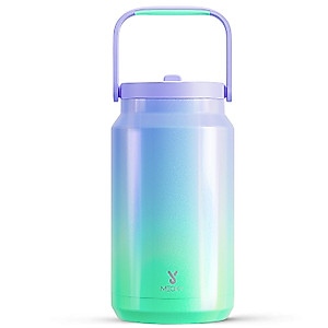 Meoky 50 oz Tumbler with Handle, Stainless Steel Vacuum Insulated Water Bottle, Keeps Cold for 36 Hours, 100% Leak Proof, BPA-free, Non-slip Base (Fairyland)