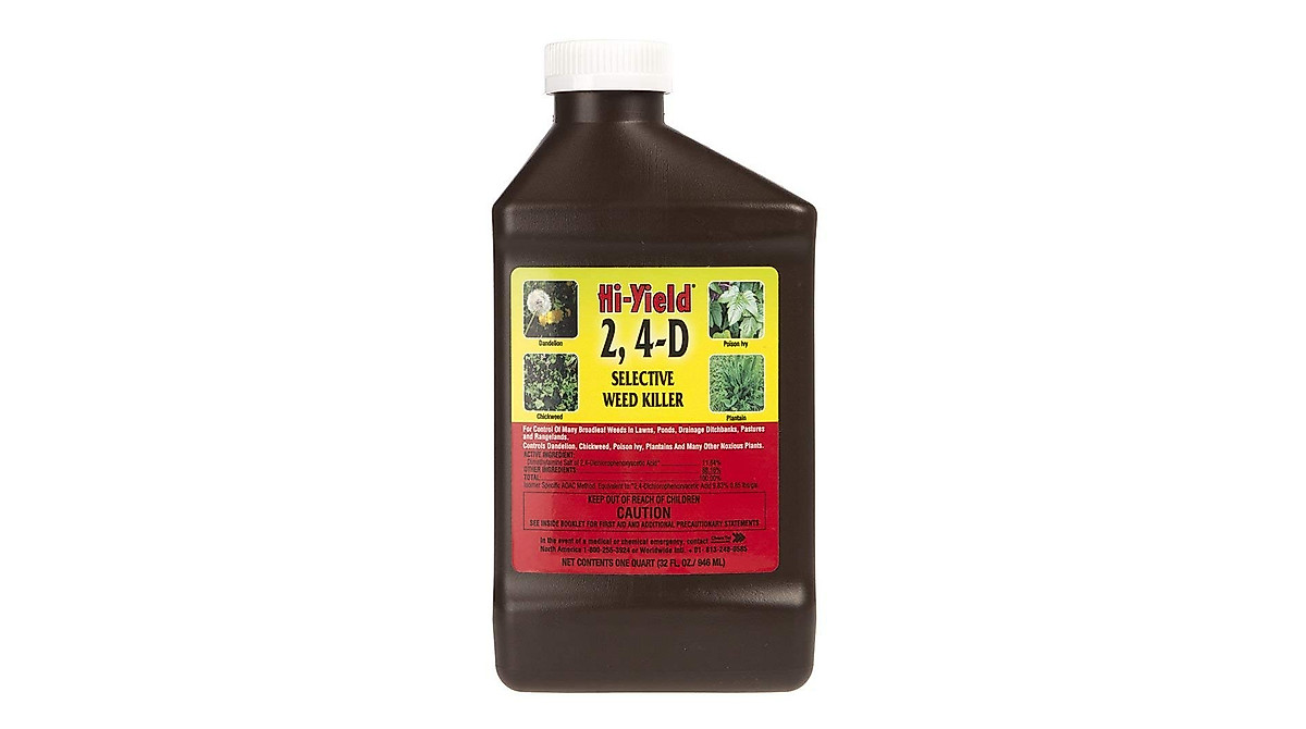 Hi-Yield 24D Selective Weed Killer - Effective Lawn & Garden Control