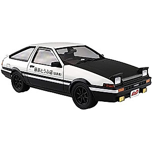 Aoshima Initial D No.6 Takumi Fujihara, AE86 Toreno, Volume 37 Specifications, 1/24 Scale Scale, Plastic Model Building Kit # 5961
