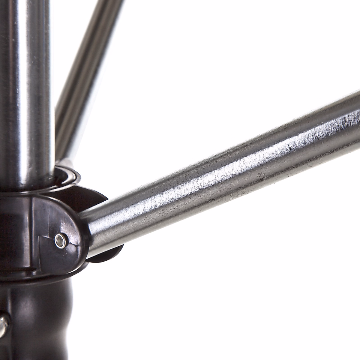 Minky Easy Breeze 115 Ft. Round 3 Arm Rotary Clothesline, Umbrella Drying Rack for Laundry, Easy Operation, Silver