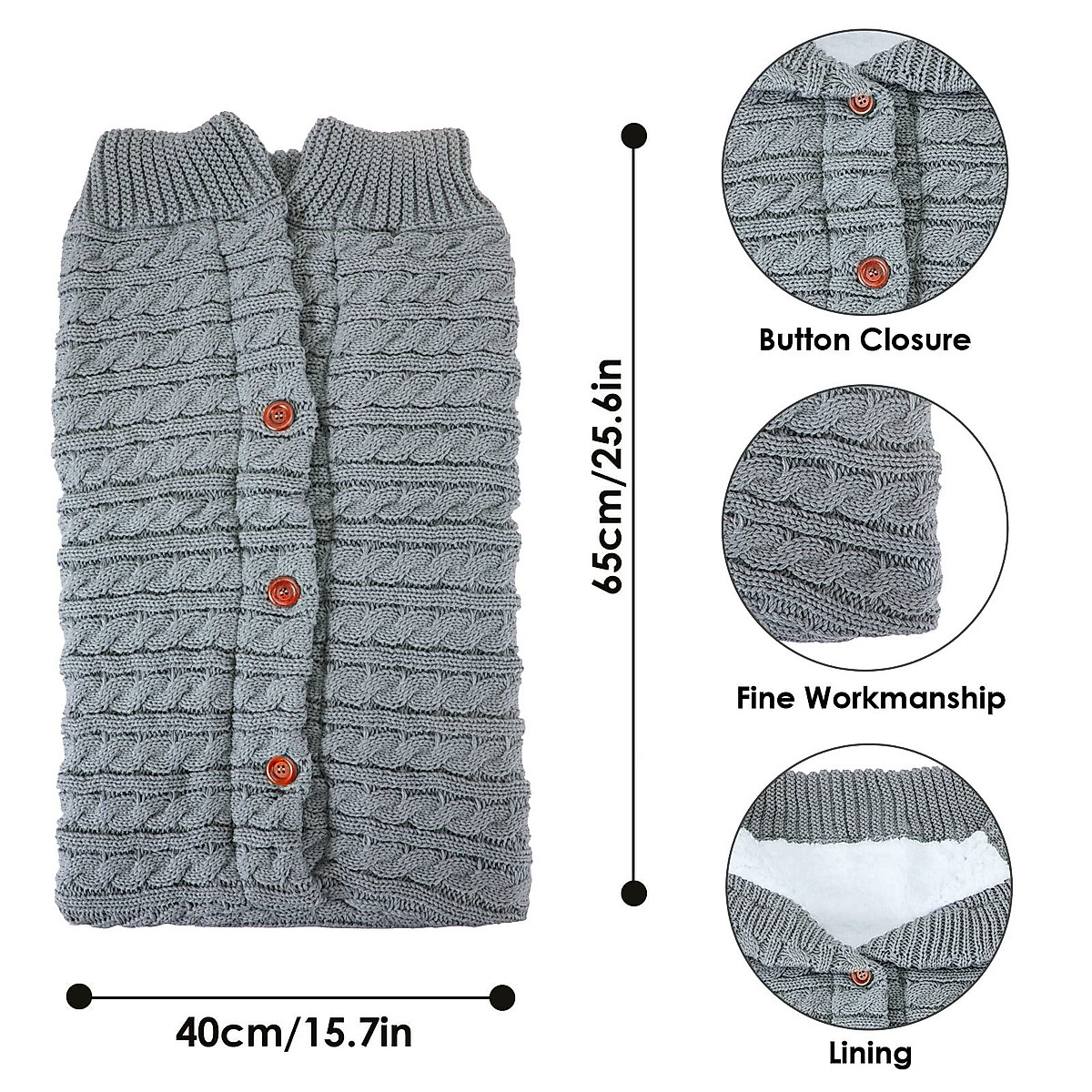 Newborn Baby Swaddle Blanket Fleece Stroller Wrap Nap Blanket Plus Velvet,Baby Kids Toddler Thick Knit Soft Warm Blanket Swaddle Sleeping Bag Sleep Sack Stroller