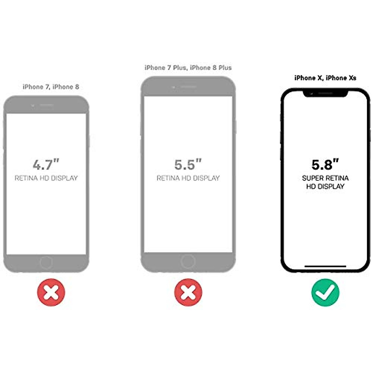 OtterBox Defender Series Case for iPhone X & iPhone Xs (ONLY), Case Only - Bulk Packaging - (Dark Lake (Chinchilla/Dress Blues))