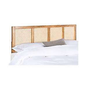 SAFAVIEH Home Collection Vienna Natural Cane King Headboard Platform