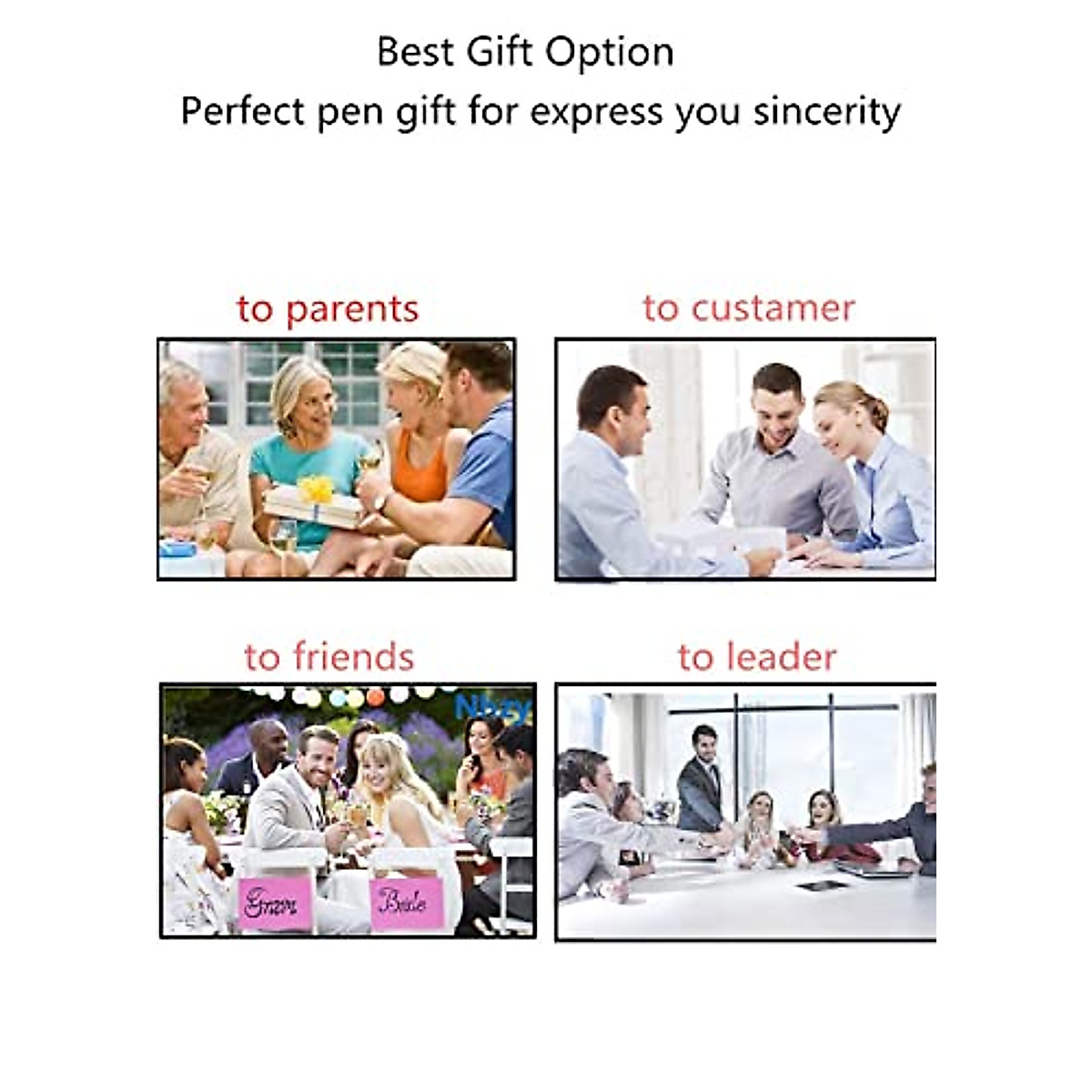 Pemmeed Rollerball Liquid Ink Pens for Women Luxury Box Gel Black Ink Fancy Pen Refillable for Executive Office,Professional,Birthday Nice Pens G5(Rose Gold)