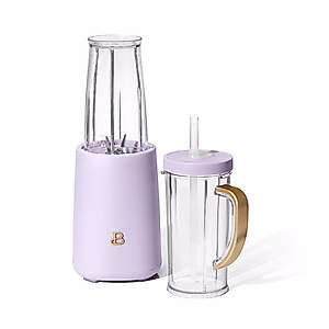 Beautiful Personal Blender Set with 12 Pieces, 240 W, (Lavender) by Drew Barrymore