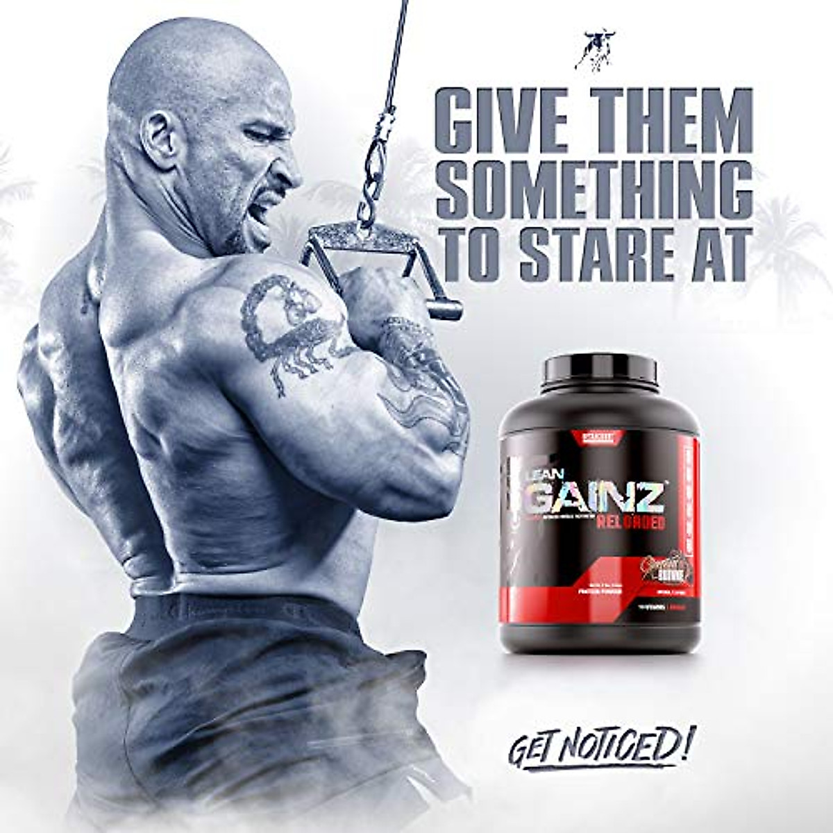 Betancourt Nutrition Lean Gainz Protein Blend, Natural Protein, Carbohydrates, Saturated Fatty Acids, Powder 5.3 lb. (16 Servings), Chocolate Brownie