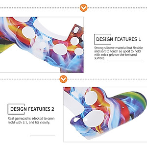 OSALADI Gamepad Anti- Slip Sleeve Silicone Cover Case Compatible for PS4 Game Console Handle