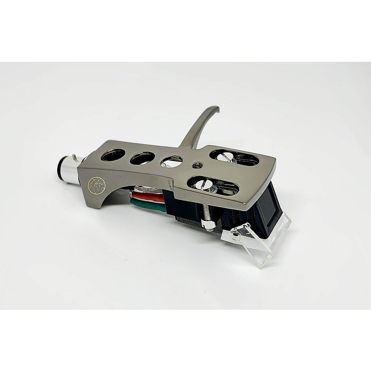 Cartridge and Stylus, needle and Titanium Headshell with mounting bolts for Sansui SR222, P50, FRD3, FR5080S, SR212, FRD35, FRQ5, SR525, FRD25, SR333, FR1080, FR3060, FR4060, SR1050, SR2020