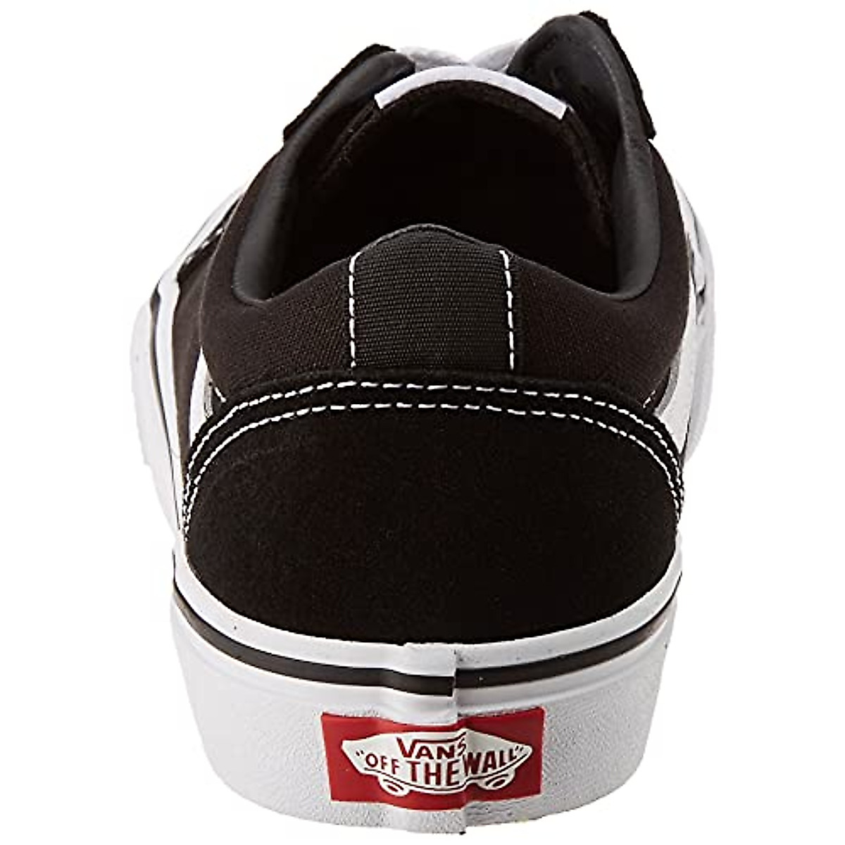 Vans Ward Low-Top Sneakers, Black ((Suede/Canvas) Black/White Iju), 12 US Unisex Little Kid