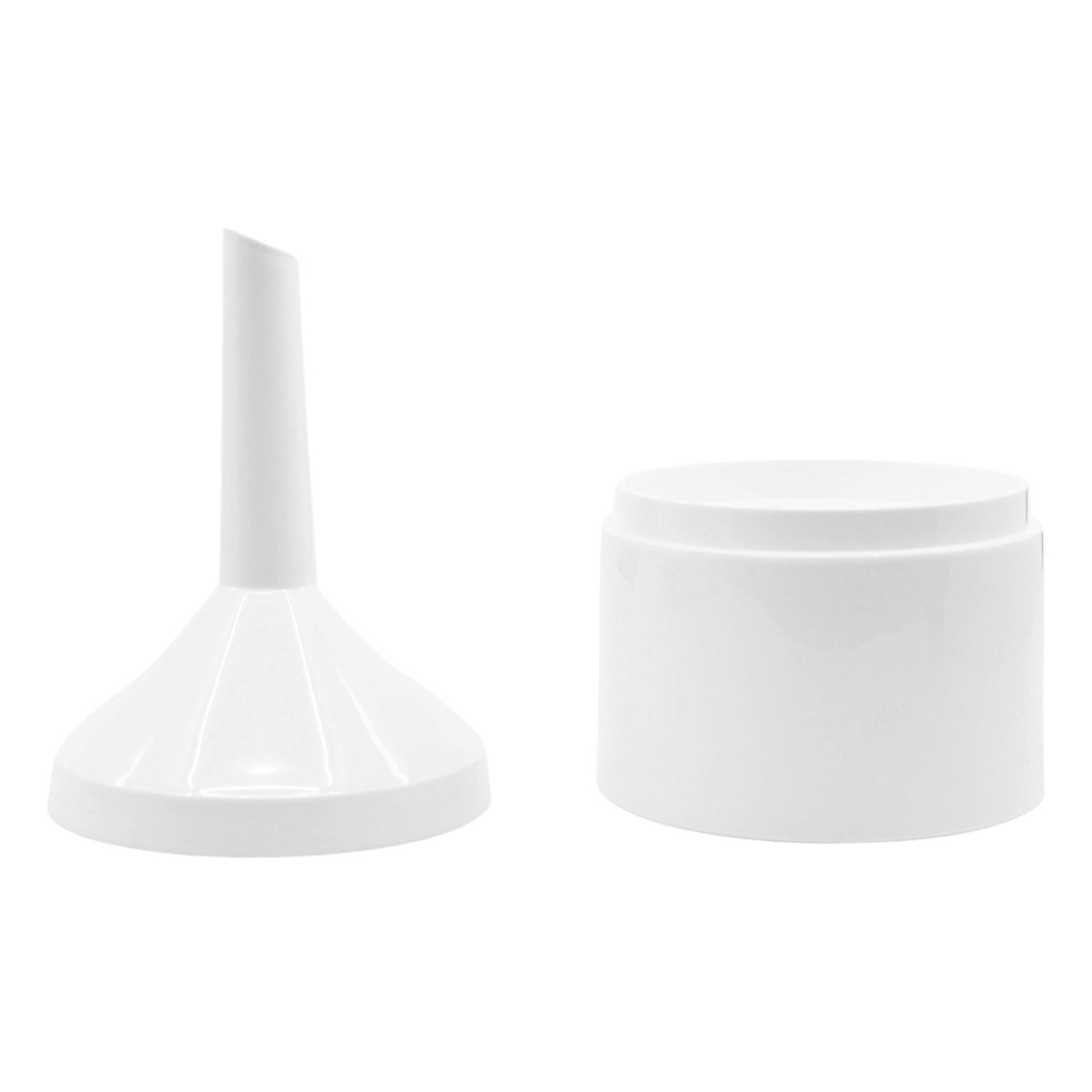 EISCO Buchner Funnel, 7.5cm - Polypropylene, 2 Parts - Designed for 5-6cm Filter Paper - Stem Length, 6cm - Lightweight, Autoclavable