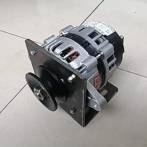 14V Generator = 12V， 28V Generator = 24V ， 2000W Permanent Magnet Brushless DC Generator with Voltage Regulator with Bracket Copper Wire for Battery Charging (Color : 14v 2000w) (Color : 14v 2000w)