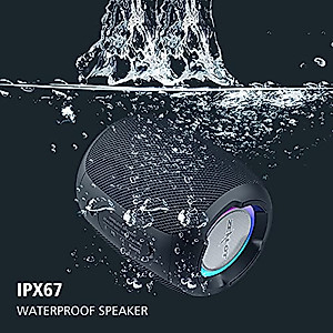 ZEALOT Bluetooth Speaker, Portable Speaker Bluetooth Wireless, 20W Stereo Bass Wireless Speaker, IPX6 Waterproof Speaker, 24H Playtime,Dual Pairing,TF Card/USB/AUX for Home,Travel, Hiking