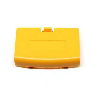 Battery Pack Back Door Cover Lid Case for Gameboy Advance GBA Console Accessories Replacement (Yellow)