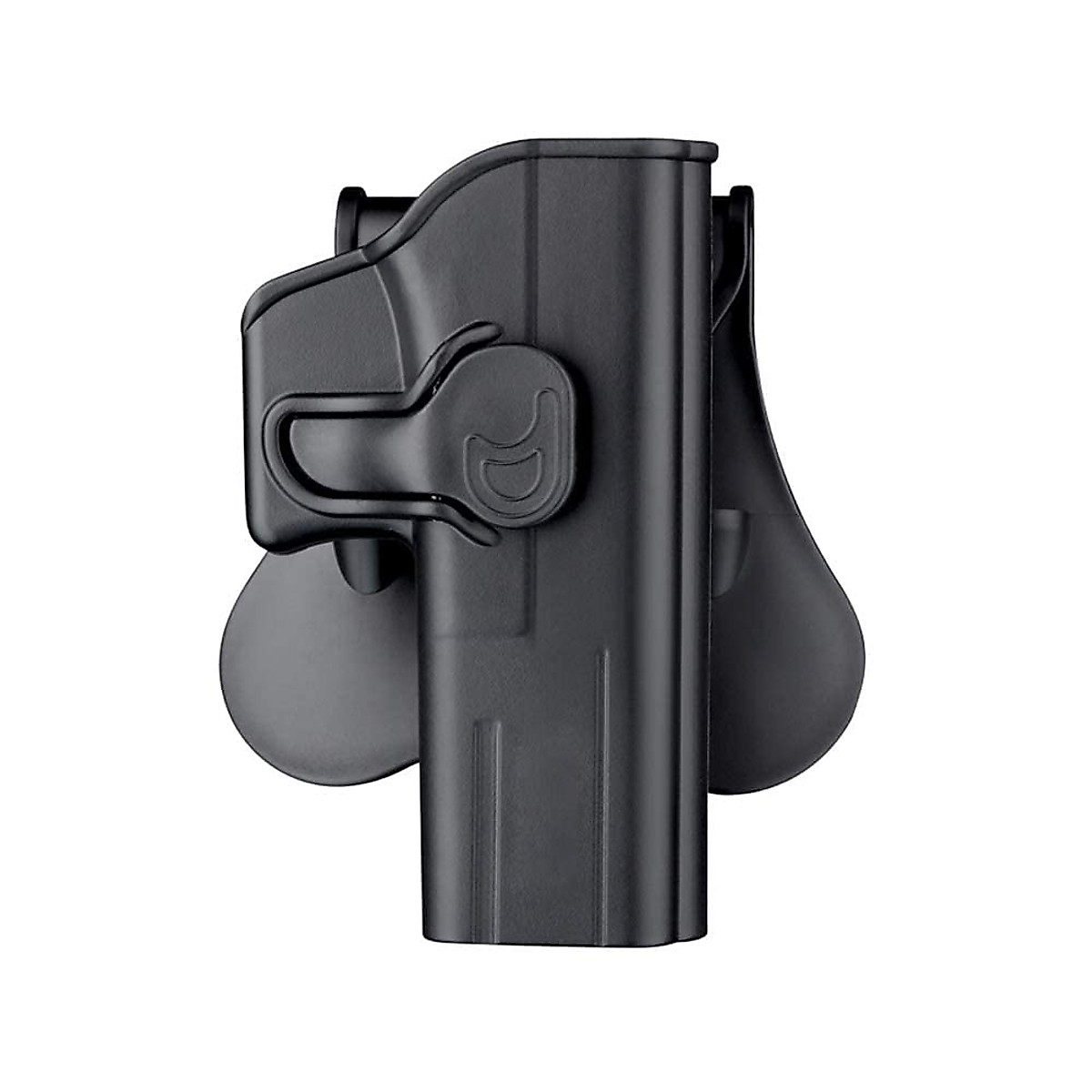 Gun Holster for Glock 21 Gen 1 2 3 4, Glock 20 Gen 1 2 3 4, OWB Paddle Holster, Outside Waistband Belt Tactical Holster, Open Carry Polymer Holster, 360° Adjustable & Fast Release - Right Handed