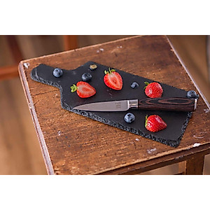 KOI ARTISAN 3.5 Inch Paring Knife, 1 Count, Versatile & Heavy-Duty Mini Chef's Knife for Peeling, Trimming, Slicing Garlic, Onions, Cutting Small Fruits & Vegetables