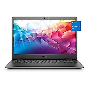 Newest Dell Inspiron 15.6" HD Business Laptop, Intel Pentium Silver N5030, WiFi, Webcam, HDMI, Bluetooth, Win10 Pro, Black (16GB RAM | 256GB PCIe SSD)