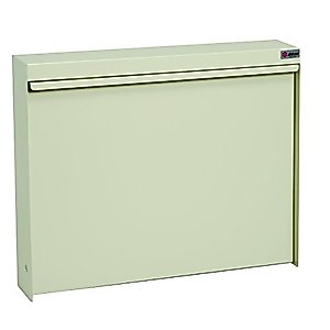 Datum Storage WallWrite Fold up Desk With Standard and Non-Locking, Tan Metallic