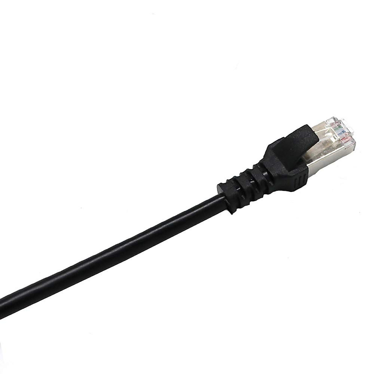 RJ45 Splitter Cable Connectors Adapter, Ethernet Splitter 1 to 2 Ethernet Extender Connecter Cat5 Splitter LAN Ethernet Network Splitter Cable Adapter for Cat5 Cat6 Cat7