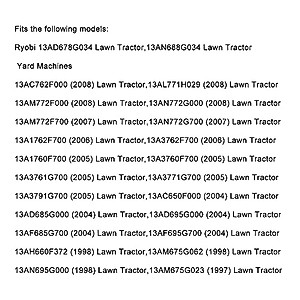 738-0919A Steering Shaft with Bushing by Ohoho - Compatible with MTD - Replaces 738-0919B, 738-0919, 753-04517 76-044