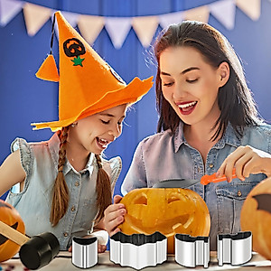 Findful 18 pcs Halloween pumpkin carving set, Professional Heavy Duty Carving Set, Halloween pumpkin carving tools, pumpkin carving knife Suitable for children and adults, Ease of holding Ease of use