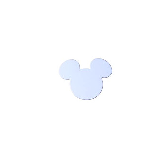 100 Pieces 2inch Minnie head inspired confetti Boy or Girl Baby Shower Mouse Confetti First Birthday Supplies Decorations Table Decor (Hot Pink Black White)