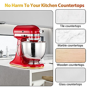 Mixer Mat Slider for KitchenAid 4.5-5 Qt Tilt Head Stand Mixer - Bamboo Kitchen Appliance Sliding Tray Mixer Mover Slider Board Compatible with Kitchen aid 4.5-5 Qt Stand Mixer, KitchenAid Artisan