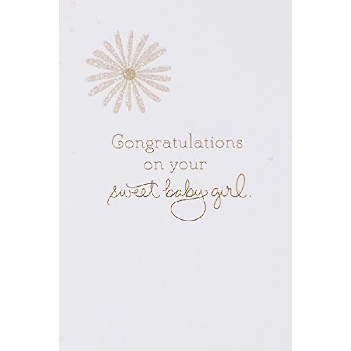 Hallmark Baby Girl Greeting Card (Baby Photo) (0399RZB1133)