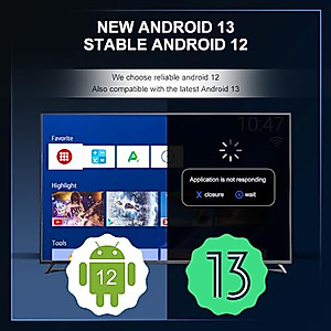 Android TV Box, 4GB RAM 32GB ROM QPLOVE Q18 Boxed TV Android H618 Quad Core Cortex-A53 CPU Mali-G31 GPU 2.4G/5G Dual Band WiFi6 BT5.0 6K 3D HDR10 H265 Smart TV Box