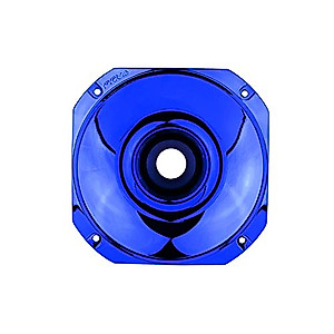 PRV AUDIO WGP14-25 BLUE CR-S - 1” Exit Horn Screw-On Waveguide - Blue Chrome Short ABS Wave Guide - 45° x 45° Nominal Coverage - Slim Profile Waveguide (Single)
