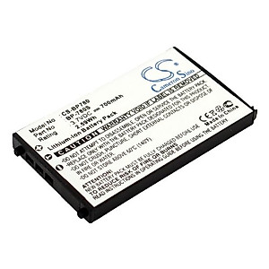 FYIOGXG Cameron Sino Battery for Kyocera CONTAX SL300RT, Finecam SL300R, Finecam SL400R PN:Kyocera BP-780S 700mAh