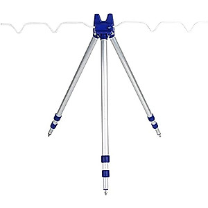 GOTOTOP Portable Fishing Rods Tripod Stand,Folding Fishing Rods Holder, Aluminum Alloy Telescopic Stand for Sea Beach Coarse Shore Tackle Telescopic Travel