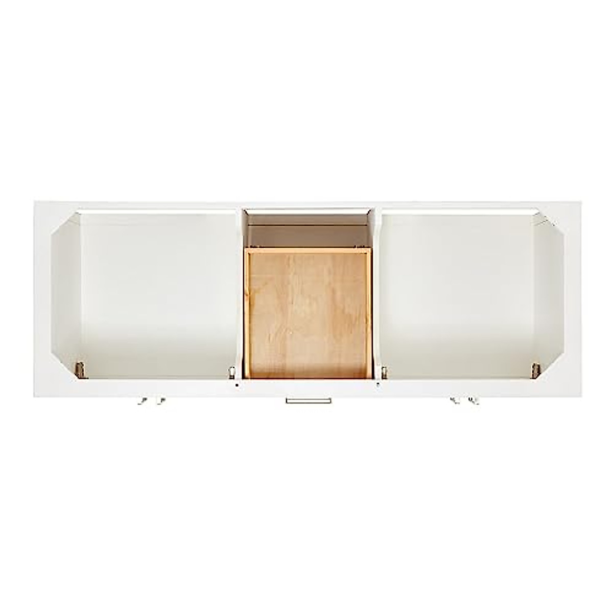 ARIEL Magnolia 60" Double Sink Base Cabinet in White