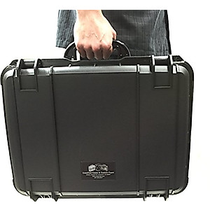 Case Club Portable Gaming Station with Built-in 18.5" Monitor - Fits PlayStation 5, 1 Controller, 2 Games & Has a Built-in Fan to Expel Heat - Hard-Shelled PS5 Travel Case is Waterproof & Lockable