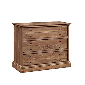 Sauder Barrister Lane 3-Drawer Chest, L: 36.46" x W: 16.69" x H: 29.37", Sindoori Mango