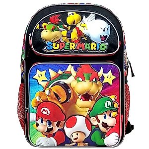 SUPER MARIO Bros Super Bowser Large Backpack #NN43718