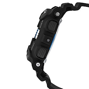 Casio G-Shock GA100-1A2 Ana-Digi Speed Indicator Black Dial Men's Watch